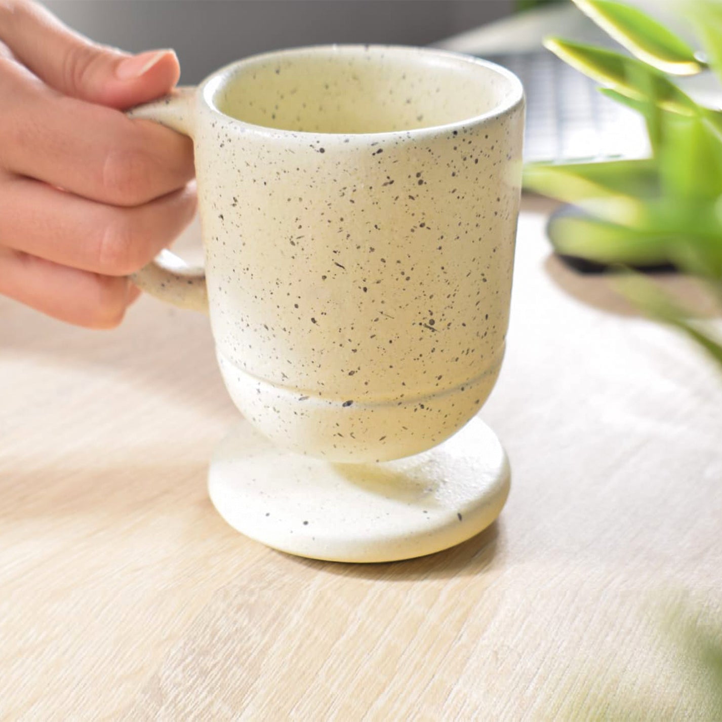 2IN1 Wheat Mug with Plate | Platinum Giveaways – Platinumgiveawaysegy